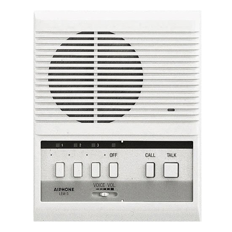 Intercom 3 Call Master Station Lem-3 - B-TEK