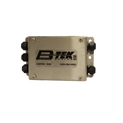 Floor Scale Stainless Steel Junction Box No Board - B-TEK Scales, LLC