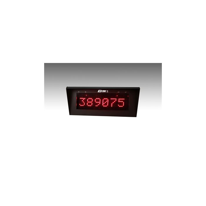 4" Led X 8 Charcters Remote Message Display - B-TEK